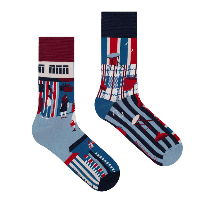 Let's Put Positivity On | Funky Colorful Mis-matching Sock – Pair Pair Full